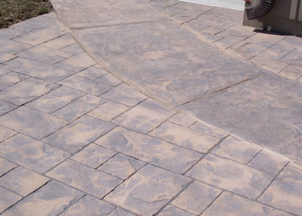 Roman Slate Stamped Concrete