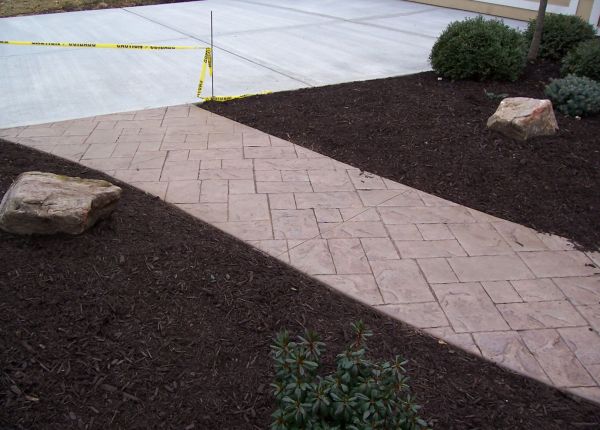 Stamped Concrete Slate Textures - Great Plains Concrete