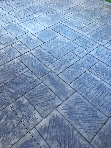 Stamped Concrete Slate Textures - Great Plains Concrete