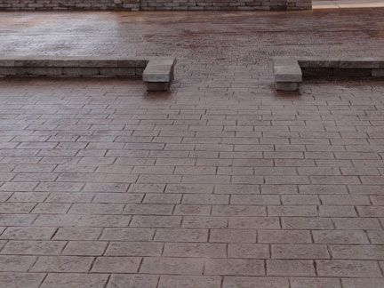 Stamped Concrete Brick and Cobblestone Textures - Great Plains Concrete