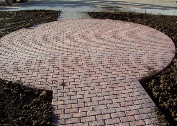Stamped Concrete Brick and Cobblestone Textures - Great Plains Concrete
