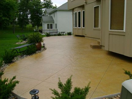 Stained Concrete - Great Plains Concrete