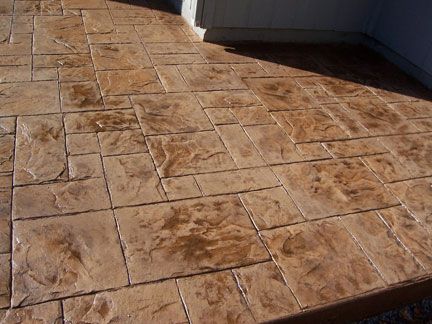 Stamped Concrete Slate Textures - Great Plains Concrete