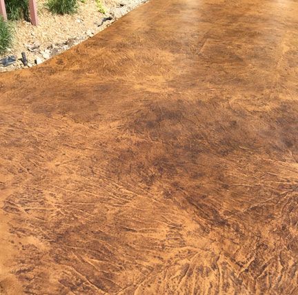 Stamped Concrete Slate Textures - Great Plains Concrete