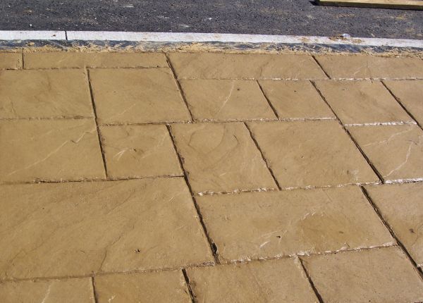 Stamped Concrete Slate Textures - Great Plains Concrete