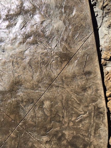 Stamped Concrete Slate Textures - Great Plains Concrete
