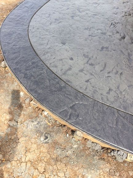 Stamped Concrete Slate Textures - Great Plains Concrete