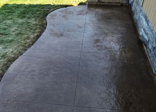 Stamped Concrete Slate Textures - Great Plains Concrete